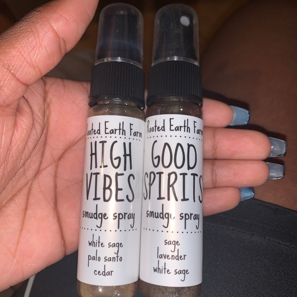 Palo Santo, Smudge Spray, High Vibes Smudge Spray, Liquid Smudge, Air ...