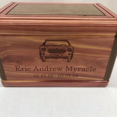 Urn Companion Cremation Box Wooden Urn Funeral Cremation Urn - Etsy