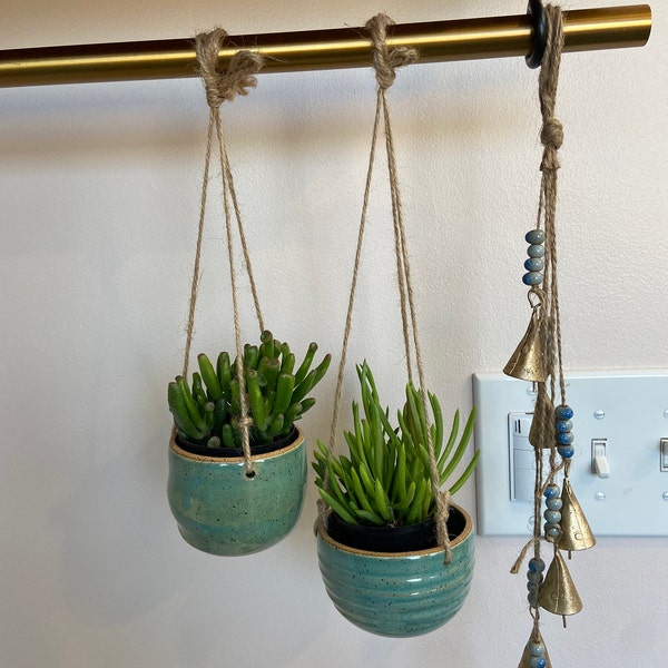 Ceramic Planter Ocean Waves Pot 4" - Etsy