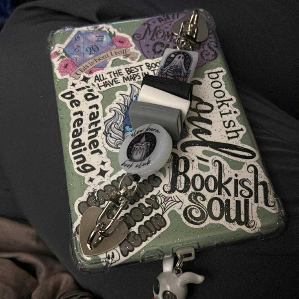 Book Stack Inspired, Bookish Keychain, Bookish Accessory, Booktok ...