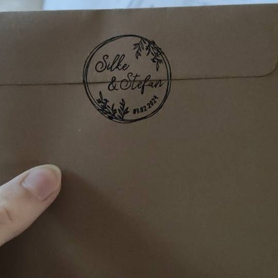 CUSTOM WEDDING STAMP, Wedding Stamp, Personalized Wedding Stamp ...