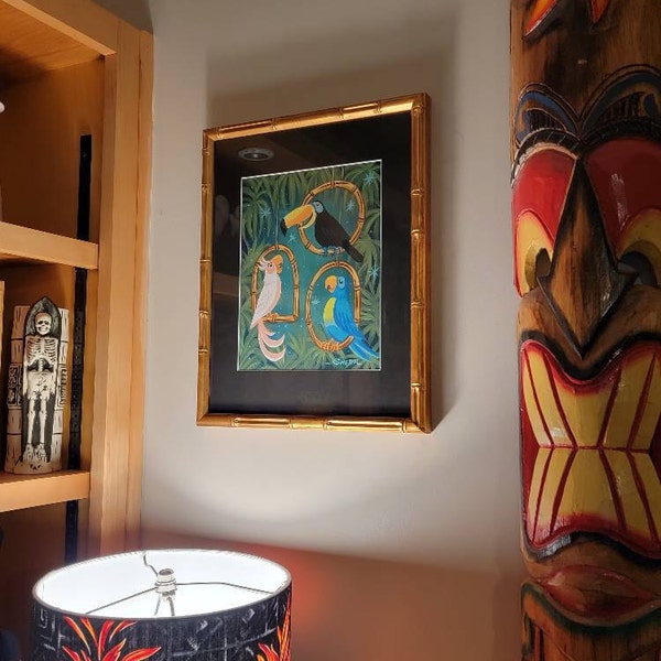 Vintage Bamboo Gold Picture Frame, 11x14 Inch, .625" Wide (85761114 ...