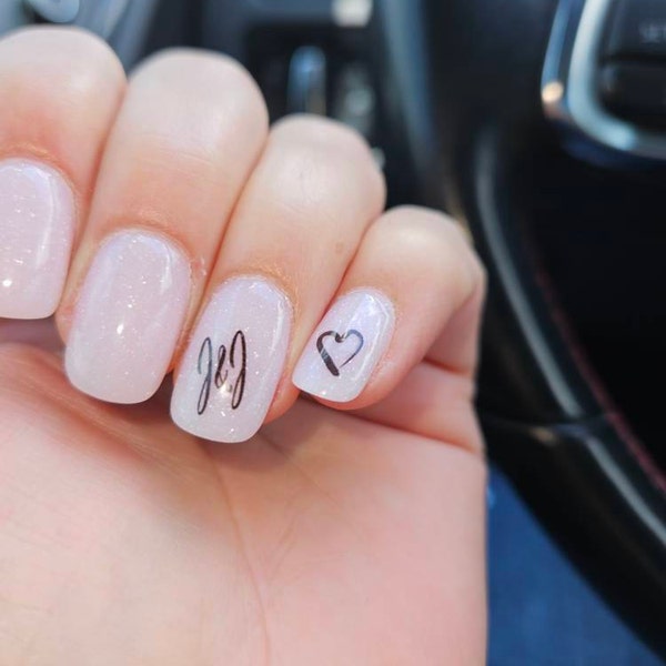 Nail Decals, Custom Nail Decals, Personalized Nail Decal, Water ...
