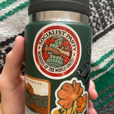 Leftist Poster: Workers of the World, Unite Retro Walter Crane Style ...