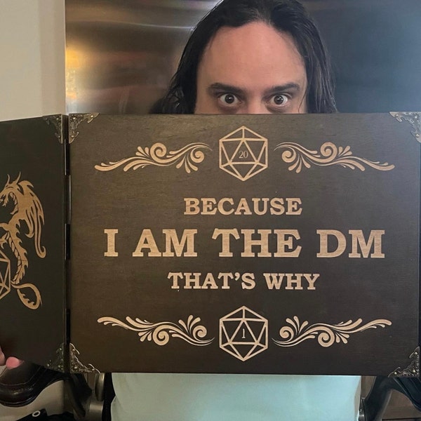 Dm Screen, Dungeon Master Screen Magnetic Wood, Dnd Dm Screen ...