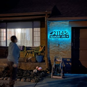 Mountain LED Metal Art Sign / Light up Mountain Metal Sign / - Etsy