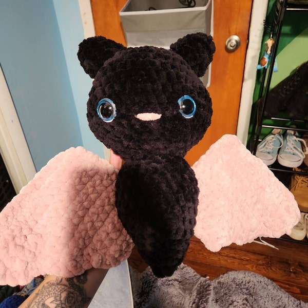 PATTERN: Plush Binx the Bat Pattern - Amigurumi Chunky Bat Pattern ...