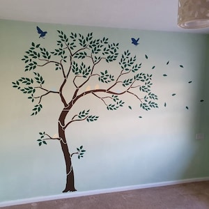 Tree Stencil Pack Large Tree Stencils Wall Stencils Wall Decor Mural ...