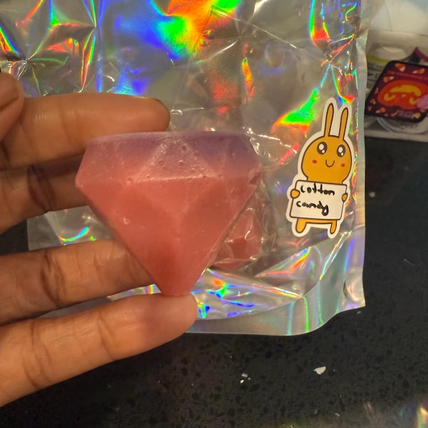 Cotton Candy Crystal Candy ASMR Kohakuto Edible Jewelry Sweet - Etsy