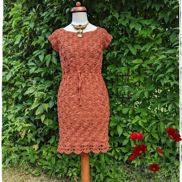 Crochet Dress WRITTEN PATTERN chakra Dress - Etsy