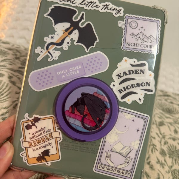 Lunathion Stamp, Crescent City Sticker, Crescent City Stamp, Bookish ...