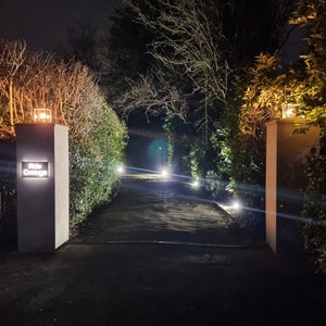 Illuminated House Sign Modern LED House Number - Etsy