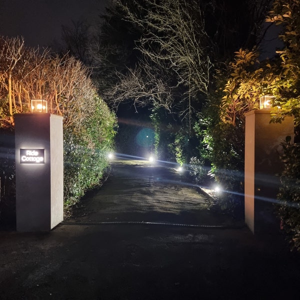 Illuminated House Sign Modern LED House Number - Etsy