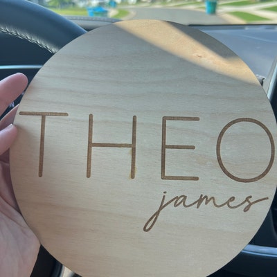 Newborn Name Sign, Baby Name Sign, Birth Announcement Sign, Baby Name ...