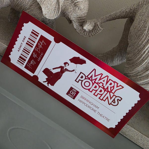 Personalised Foil Concert Tickets for Any Artist or Band - Ariana ...