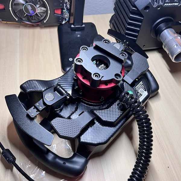 Fit Fanatec Clubsport Shifters to Mclaren GT3 Wheel Adaptor for Fanatec ...