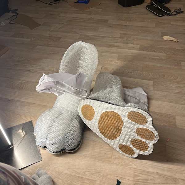 TPU 3D Printed Dragon Fursuit Feetpaws Base (3 Toes) - Digitigrade ...