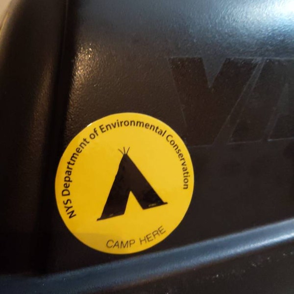 NYS Foot Trail Sticker (1) (adirondack / Catskill Trail Markers) - Etsy