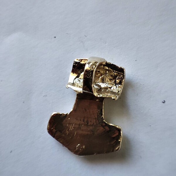 Solid, Gold, 14k, Yellow, Cross, Ragnar, Ragnars Cross, Pendant, Amulet ...