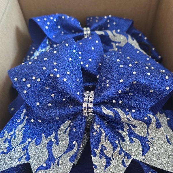 Custom Sublimated Cheer Bow - Three Inch Bows - Cheer Bows - Dance Bow ...