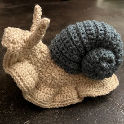 Add-on Round Snail Shell for Giant and Medium Snails Crochet - Etsy