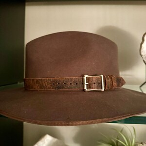 Snakeskin Hatband Cowboy Wasteland Cosplay Python Leather Hat Band ...