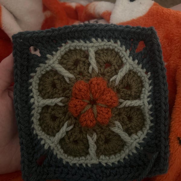 Pumpkin Patch Granny Square Pattern - PDF Instructions - Etsy