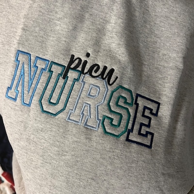 Oncology Nurse Embroidery File 3 Sizes 5 Formats Nursing Design, RN ...
