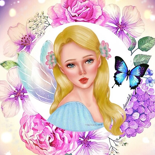 Coloring Page [moon Girl] - Etsy