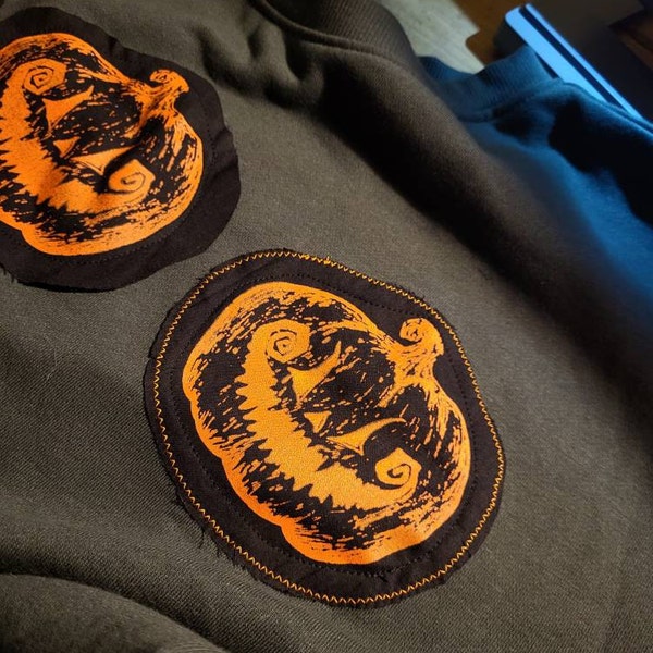 Goth Girlfriend Golden Retriever Boyfriend Heart Halves Patch ...