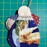 Quilted Angel Christmas Ornament Pattern Instant PDF Pattern - Etsy ...