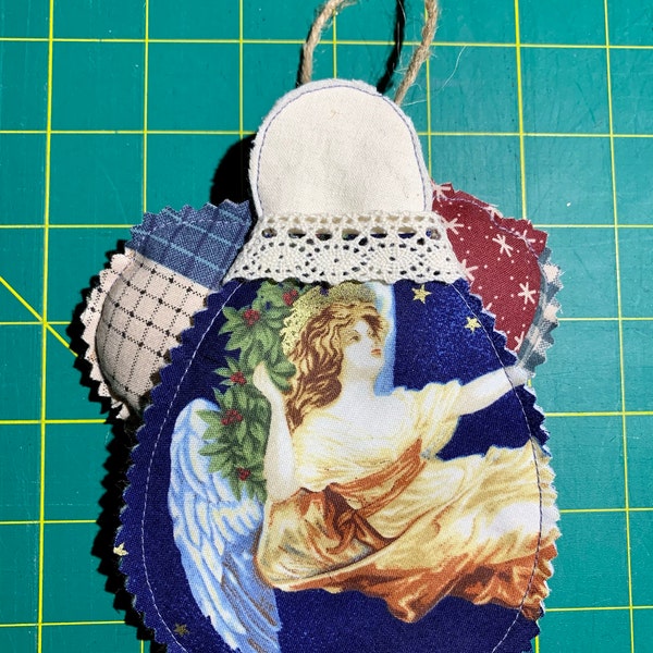 Quilted Angel Christmas Ornament Pattern - Instant PDF Pattern With ...