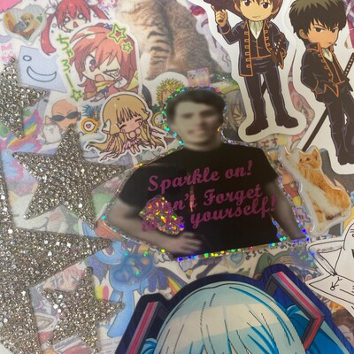 3 Jerma985 Glitter Sticker Sparkle On - Etsy
