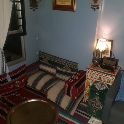 Oriental Red Corner Arabic Floor Seating, U Shaped Floor Sofa, Arabic ...
