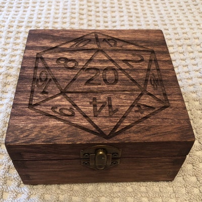 Small Dice Box, Game Dice Box, RPG Dice Box, Vampire Masquarade, Call ...