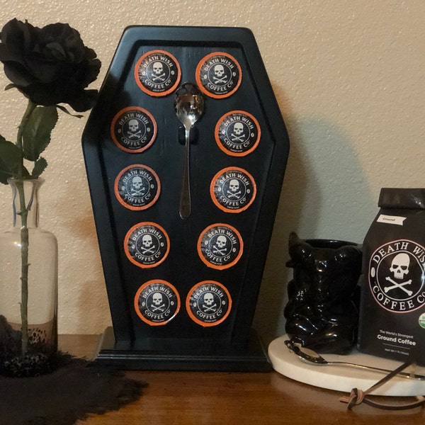 Coffin Wall Shelf, Coffin Display Shelf, Collectible Shelving ...