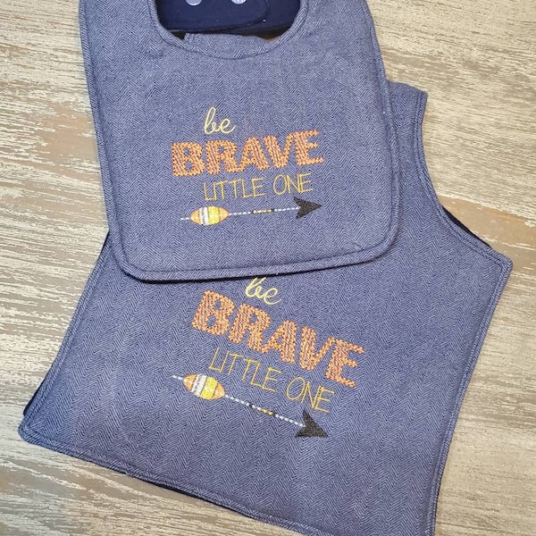 BE BRAVE Little One- 4x4 Embroidery Design, Digital File in Multiple ...