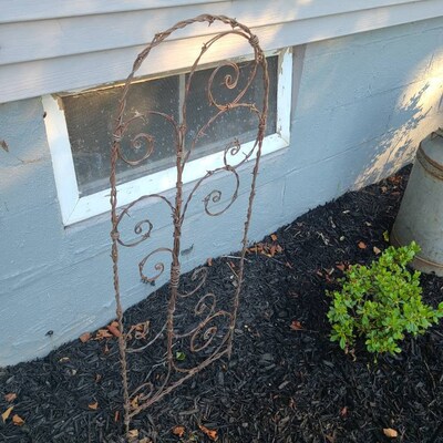 Barbed Wire Trellis Bristling With Spiky Spirals Made to Order - Etsy
