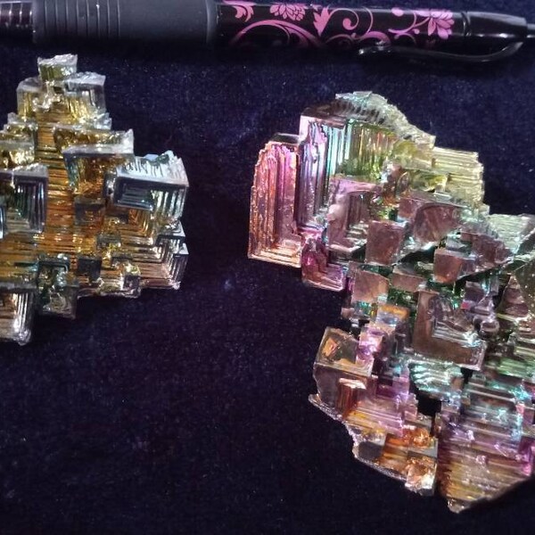 10 Ounce / 282 Gram Blue Bismuth Crystal B29 - Etsy