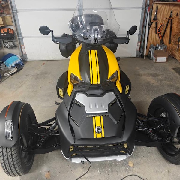 Racing Stripes Ryker Motorcycle Custom Vinyl Decal Personalize Your ...