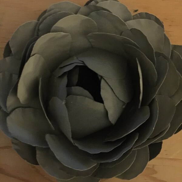 Paper Peony Patterns & Tutorial, Peony Paper Flowers, Printable Flower ...