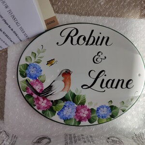 Custom Ceramic Address Sign for Home Outdoor House Name Sign - Etsy