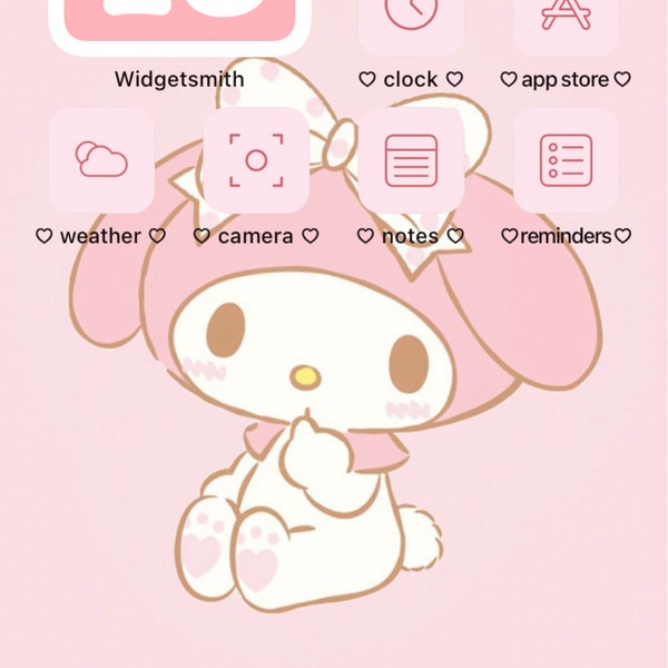 Pink Sakura App Icon Pack - Premium Handcrafted Icons for Aesthetic ...