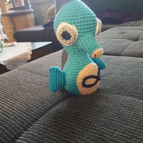 Crochet PATTERN No 2012 Seahorse Pattern by Krawka Sea Creature ...
