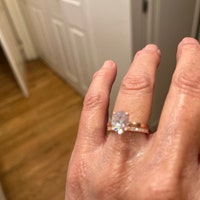 Oval Engagement Ring. Rose Gold Wedding Rings. High Quality Wedding ...