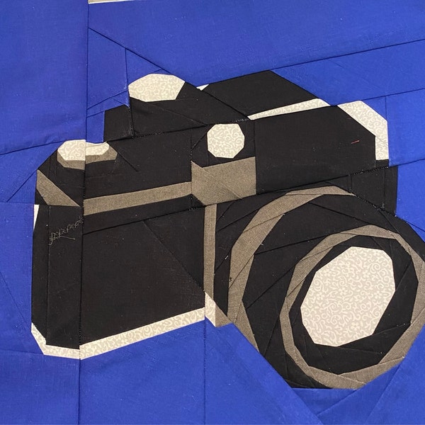 Camera Foundation Paper Pieced Pattern - Etsy