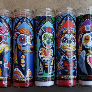 Day of the Dead Dog Sticker Pack - Etsy