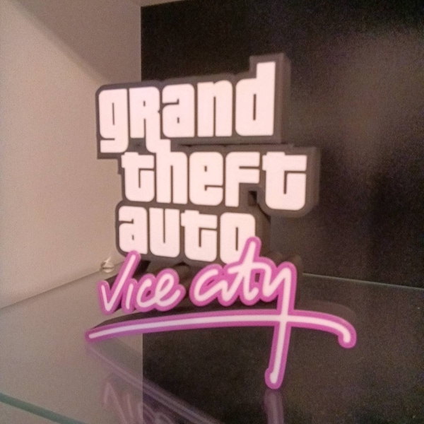 Grand Theft Auto Vice City Logo - Etsy France