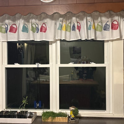 Mason Jars Window Valance - Etsy