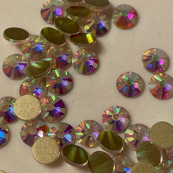 US Seller] Crystal AB/AB Crystal/flat Back Rhinestones /crystal Bulk ...